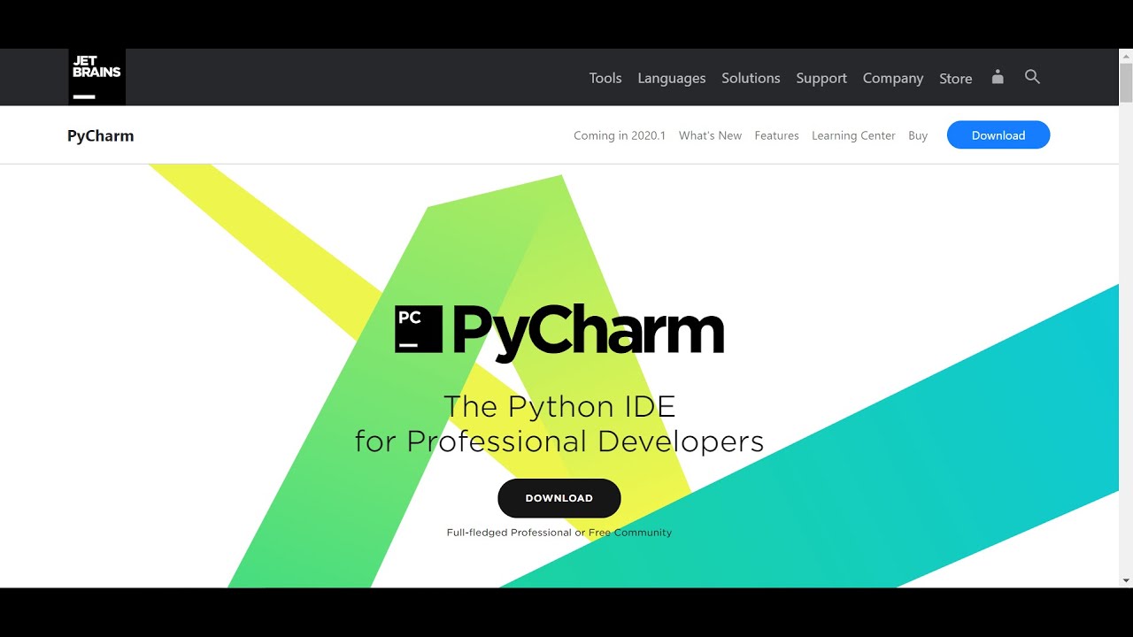 Installing and Setting up Pycharm community edition for Windows - Python tutorial series 2020
