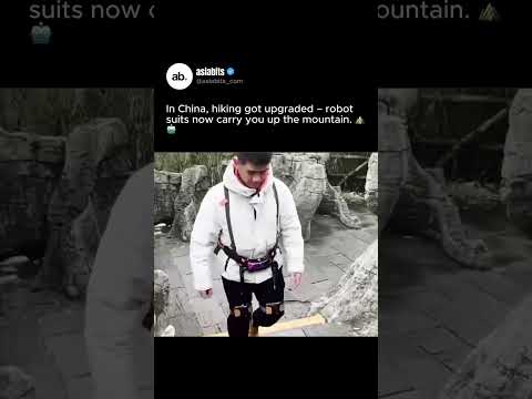China is testing AI-powered hiking suits