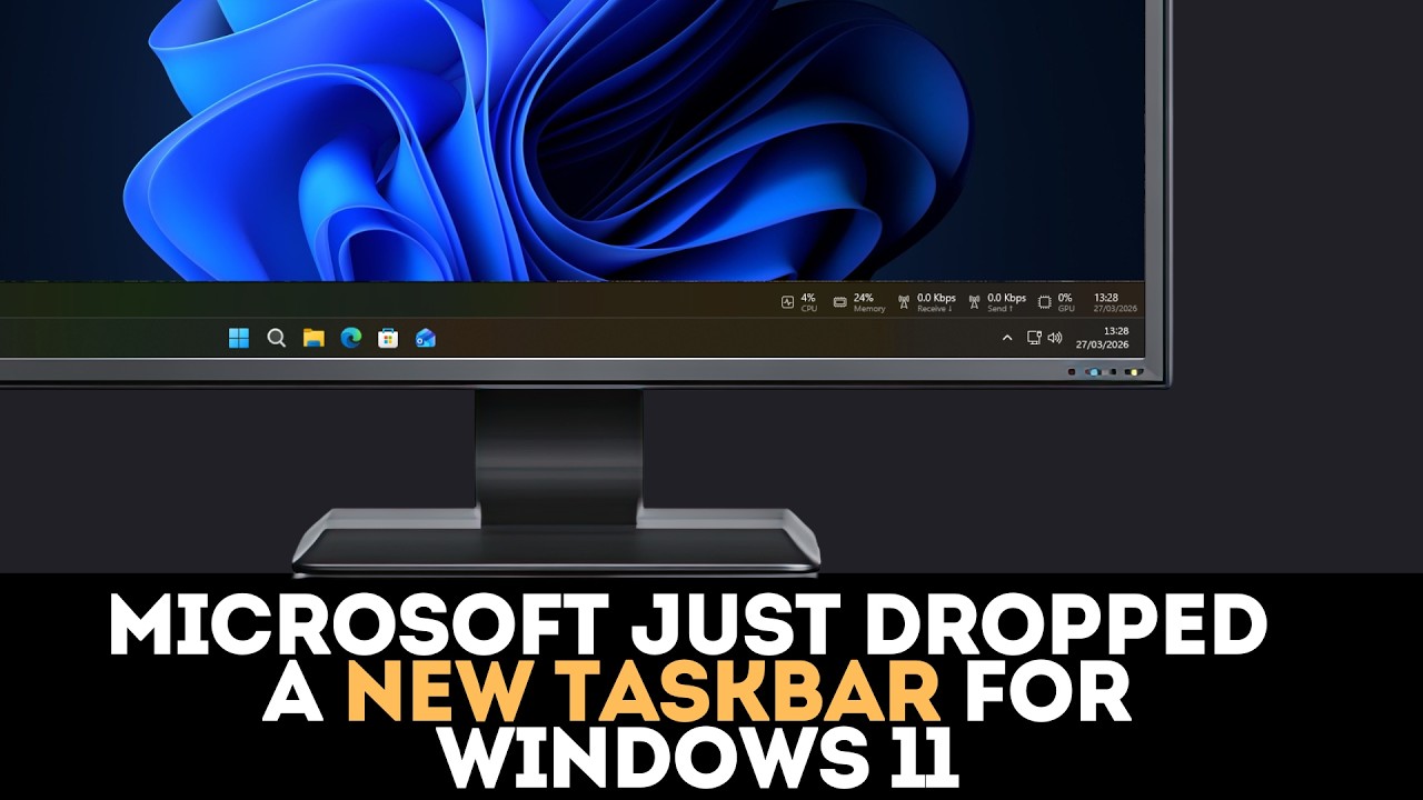 Microsoft Just Dropped a NEW Taskbar for Windows 11