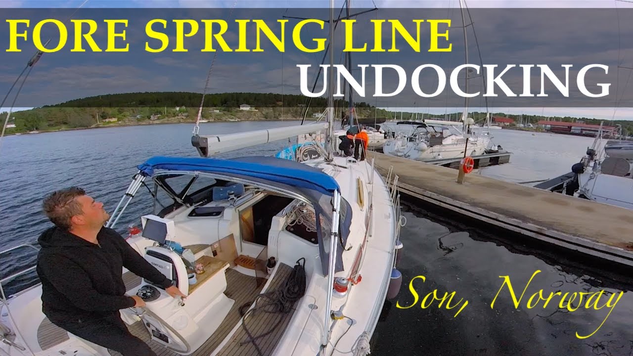 Fore Spring Line Sailboat Undocking