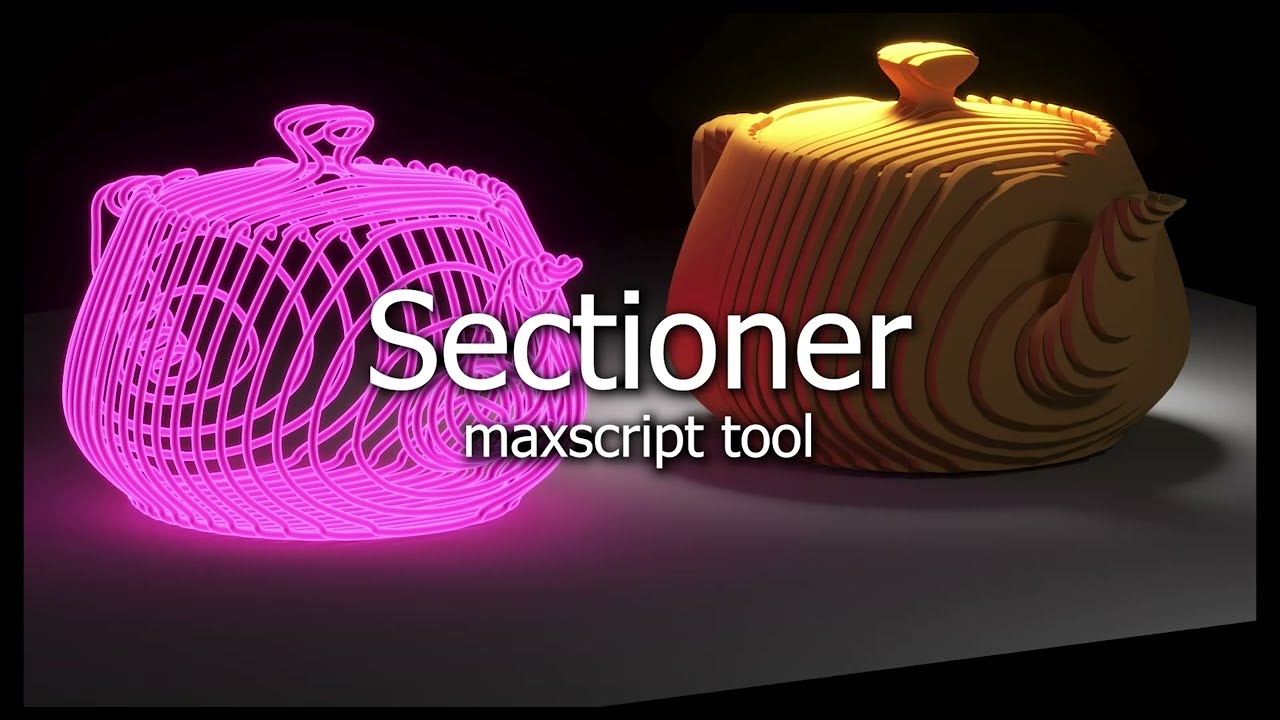 Sectioner (maxscript) video promotion