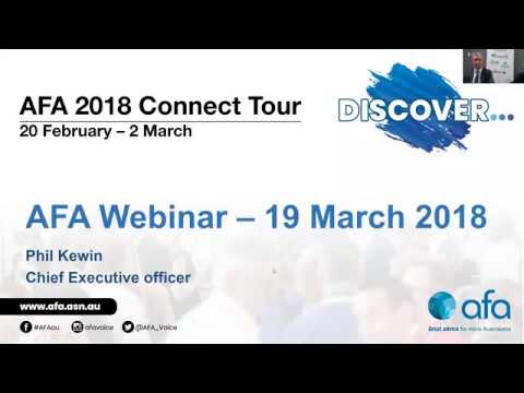 2018 AFA Policy Webinar