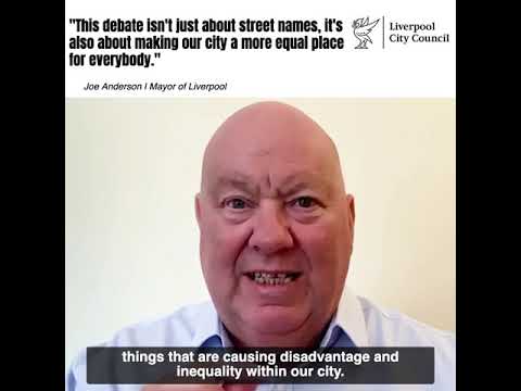 Liverpool Mayor on street names associated with the slave trade including Penny Lane