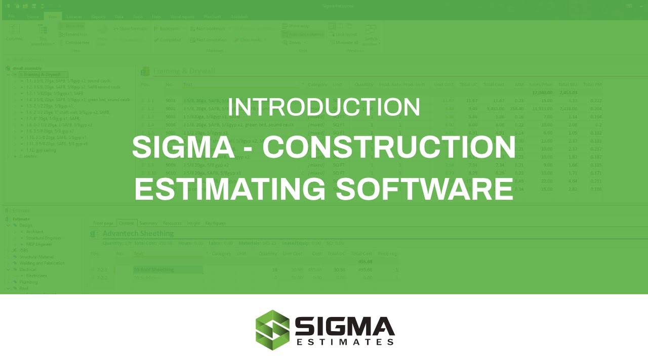Introduction to Sigma Estimates