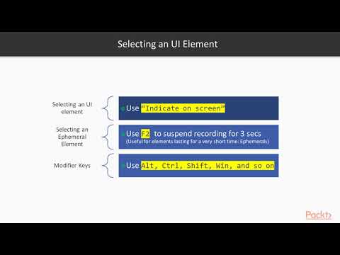Learn Robotic Process Automation for Developers Workflows Functioning of UI Elements|packtpub ...