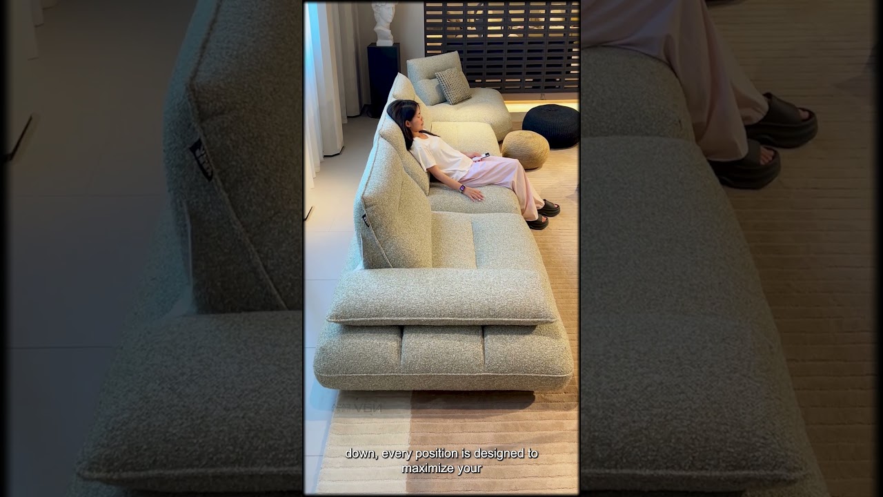 This Electric Sofa Transforms at the Touch of a Button  #interiordesign #furniture #home