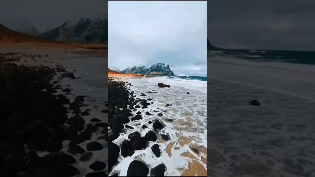 beautiful view🌧️ #beach #travel #summer #sea #nature #water #reelsinstagram #beautiful #foryou