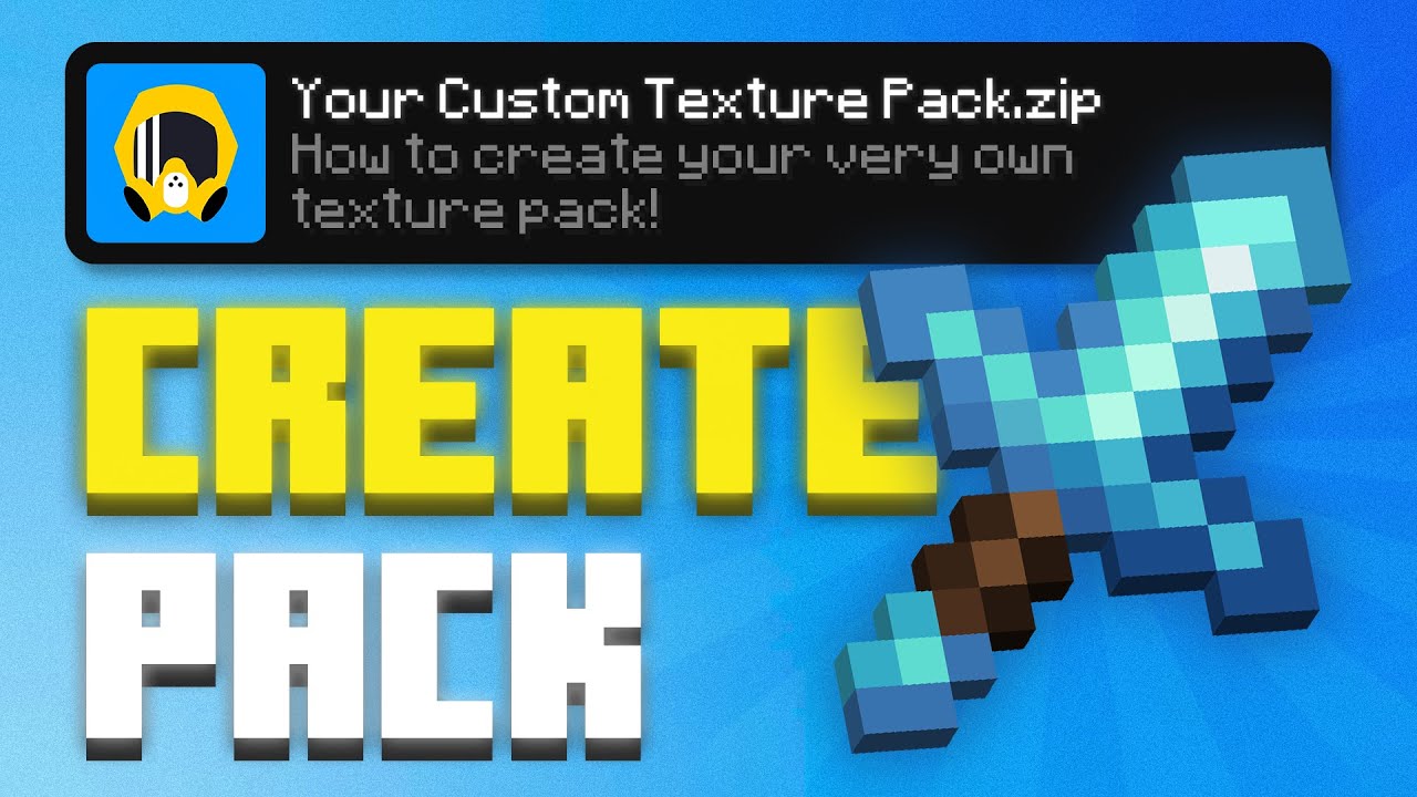 Make Your Own CUSTOM Minecraft Texture Pack in Under 5 Minutes