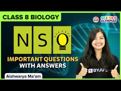 National Science Olympiad Class 8 | Important Biology Questions with Answers