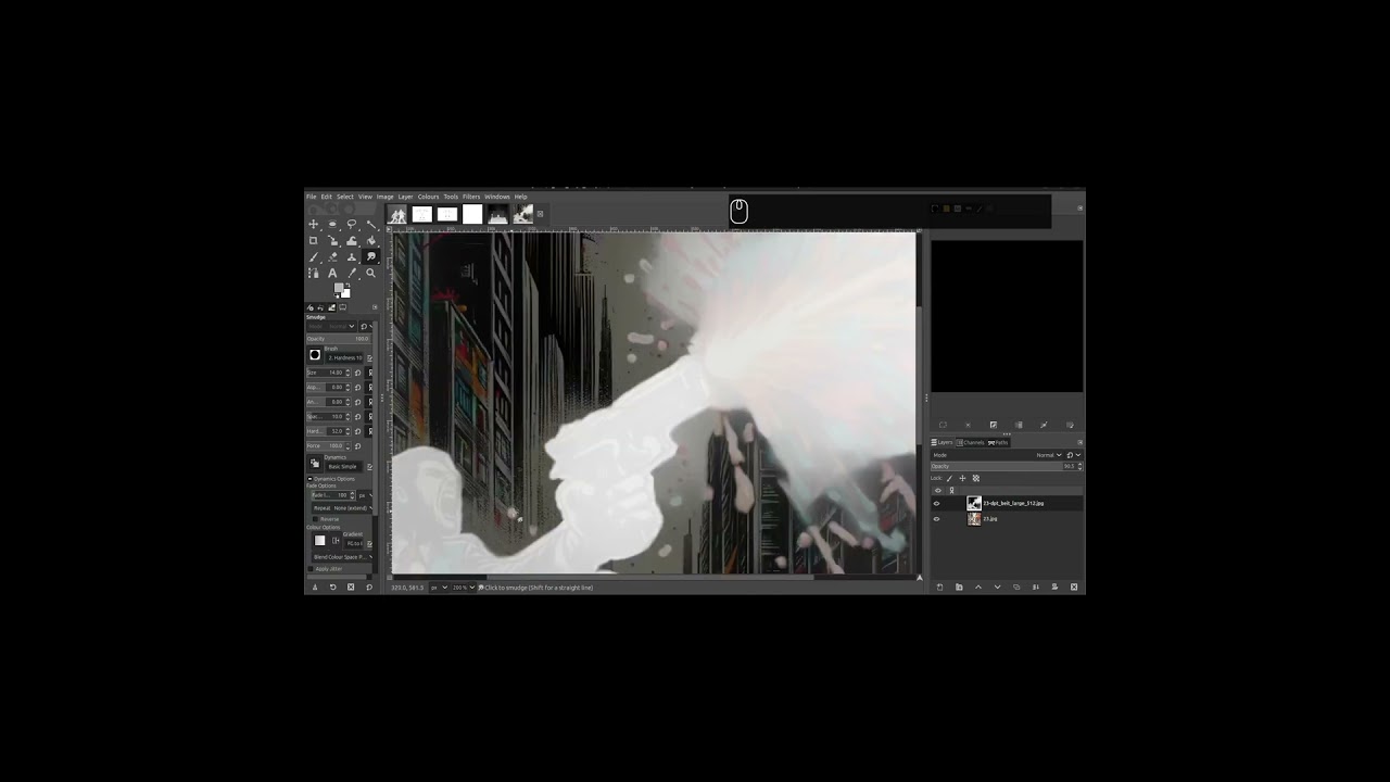 GIMP Depth Map Correction Speed Run