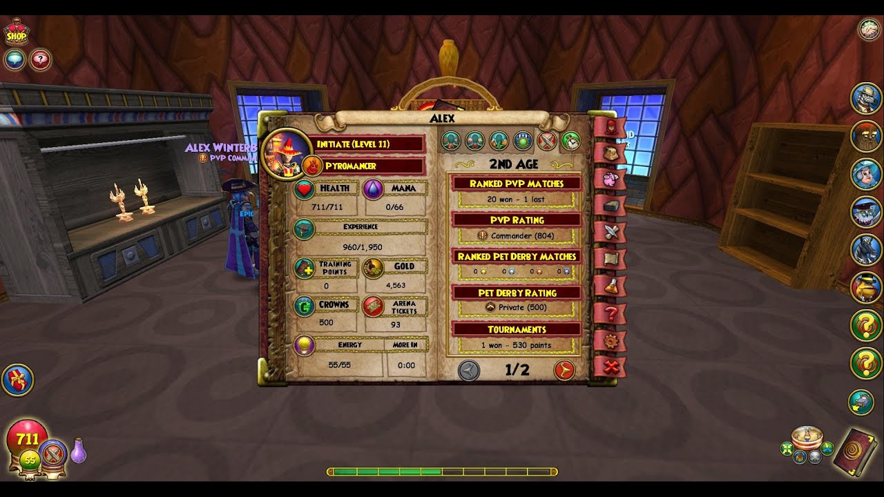 Wizard101: PvP fire tutorial level 10