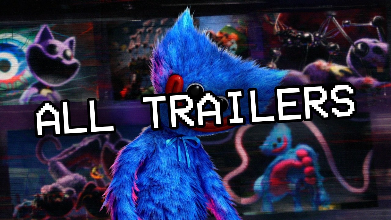 Poppy Playtime - ALL TRAILERS: Chapter 1, 2, 3, 4, 5 - Official Game Trailer