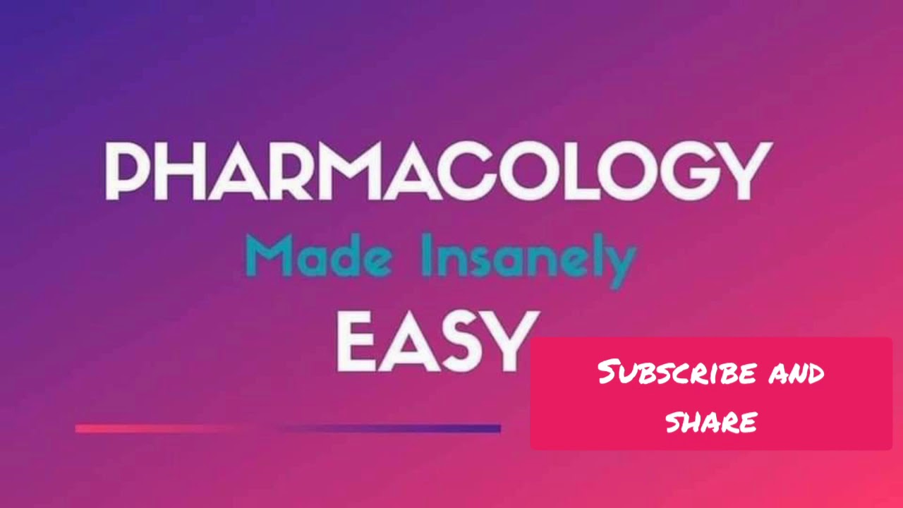 PHARMACOLOGY Made Insanely EASY