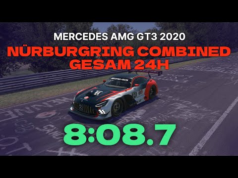 GT Sprint - Nürburgring Combined Gesamtstrecke 24H 8:08.7 - Mercedes AMG GT3 2020 | iRacing