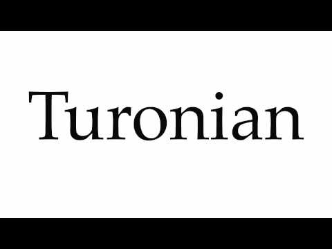 How to Pronounce Turonian