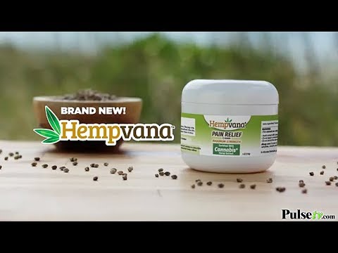 Hempvana Pain Relief Cream Enriched With Cannabis Seed Extract- 4 oz