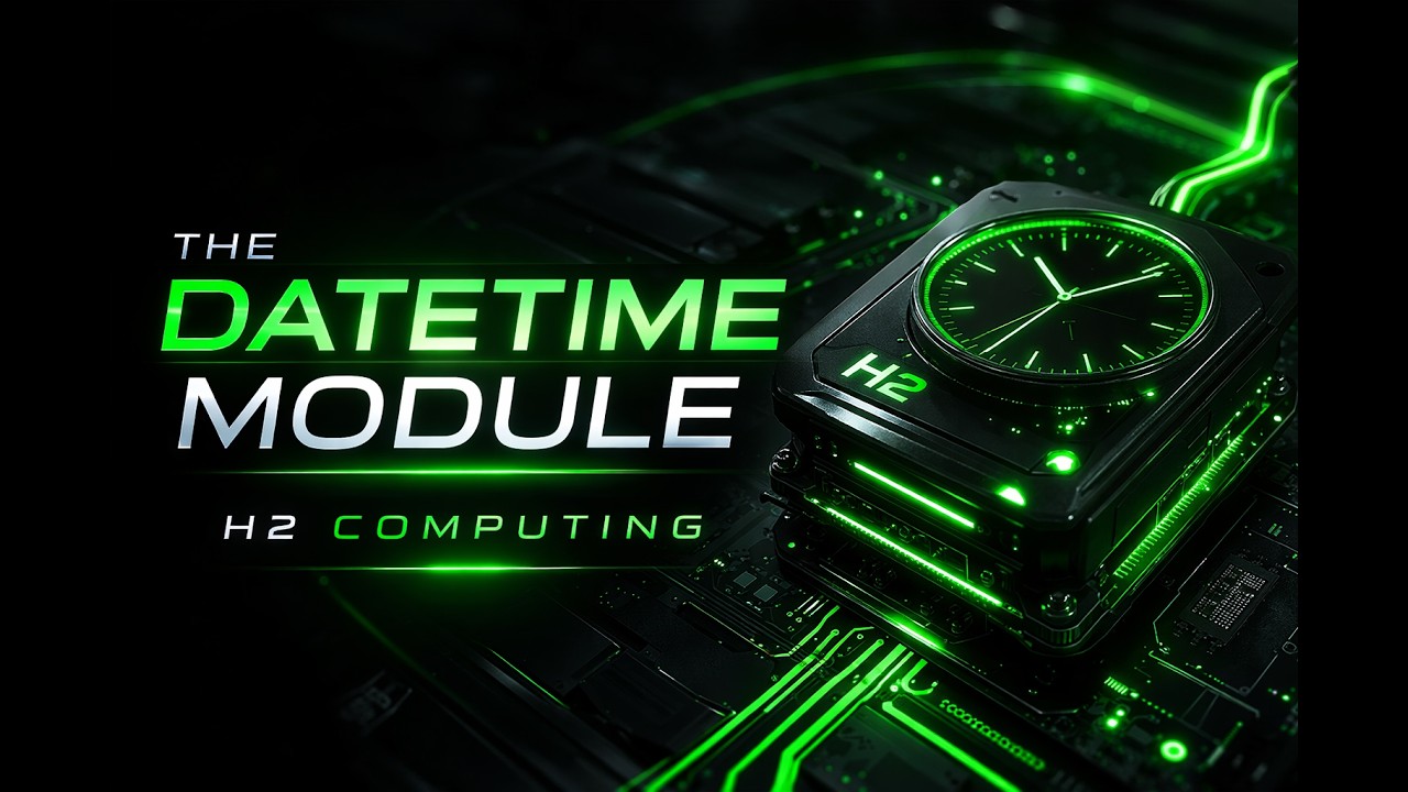 THE DATETIME MODULE (H2 Computing)