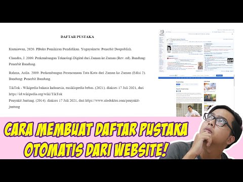 Cara Membuat Daftar Pustaka Otomatis Dari Website!