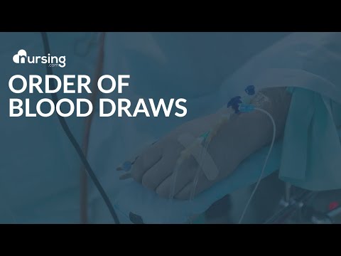 Order of Blood Draws | Lab Values Made Easy for Nursing