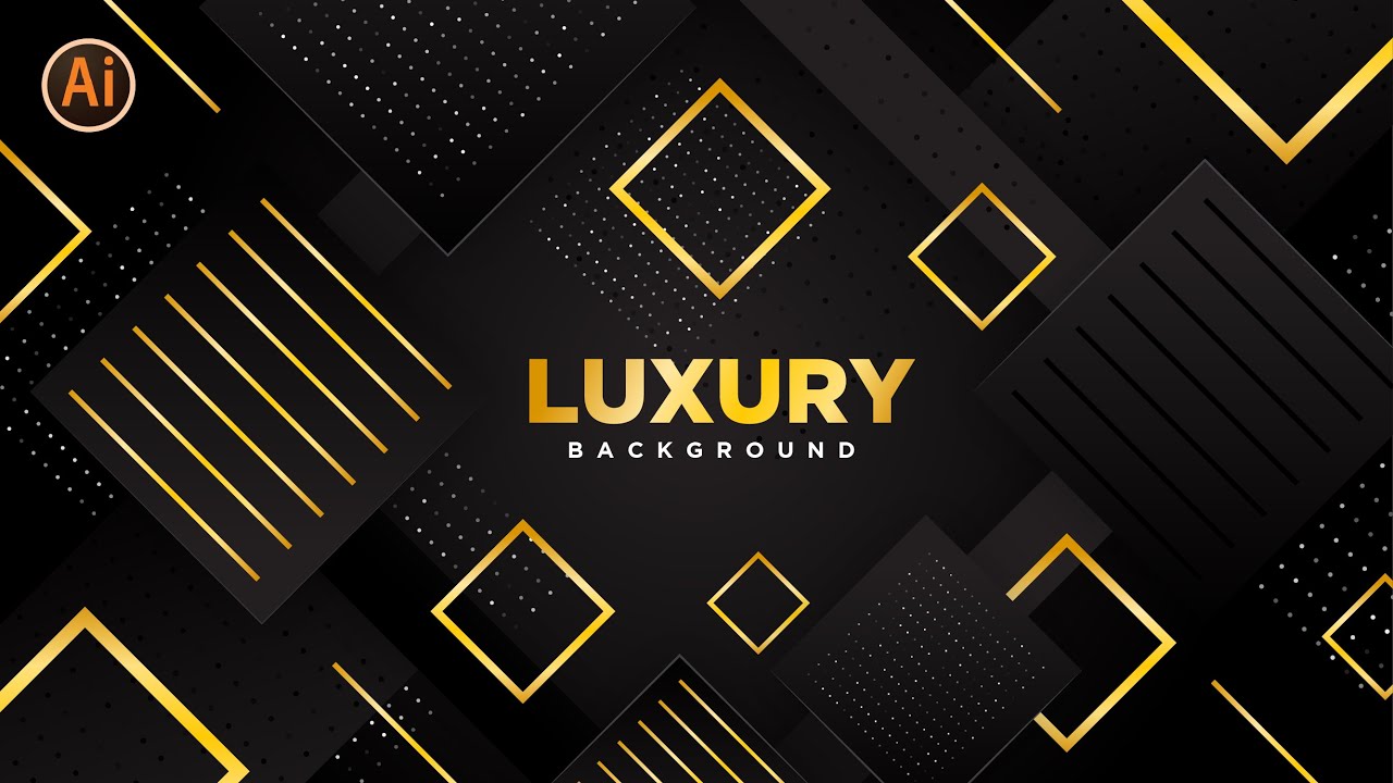 Luxury Background With White Glitter | Adobe Illustrator Tutorial