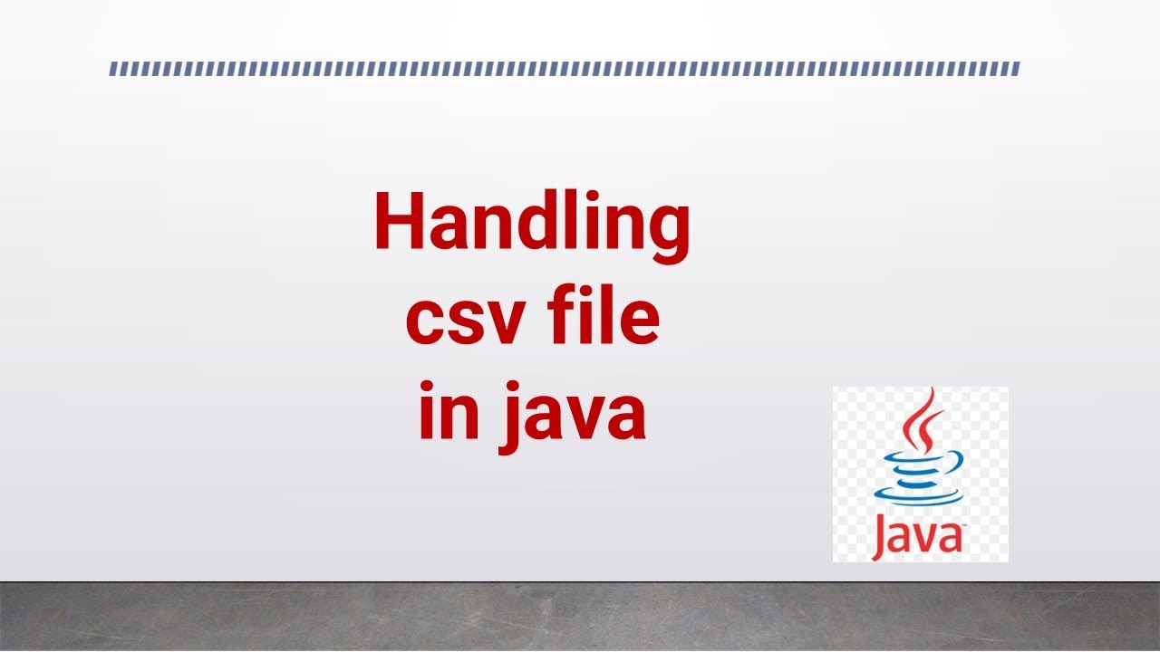 handling csv file in java #youtube #javaexperts #coding #csvfile #javaprogramminglanguage