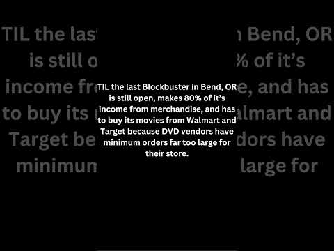 Today I Learned - Last Blockbuster