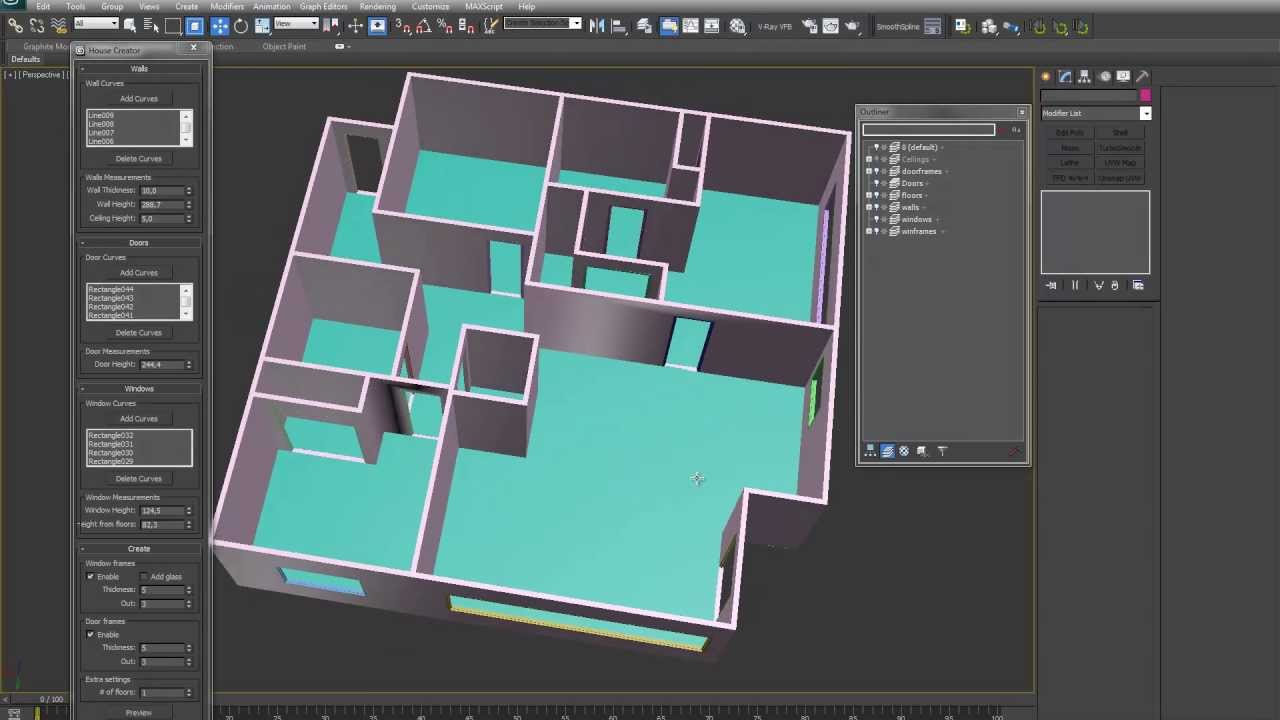 Maxscript House creator