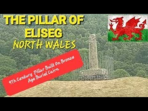 ELISEGS PILLAR - Princes Of Wales 9th Century Inauguration Site ? + Cairn . Welsh History With Anna