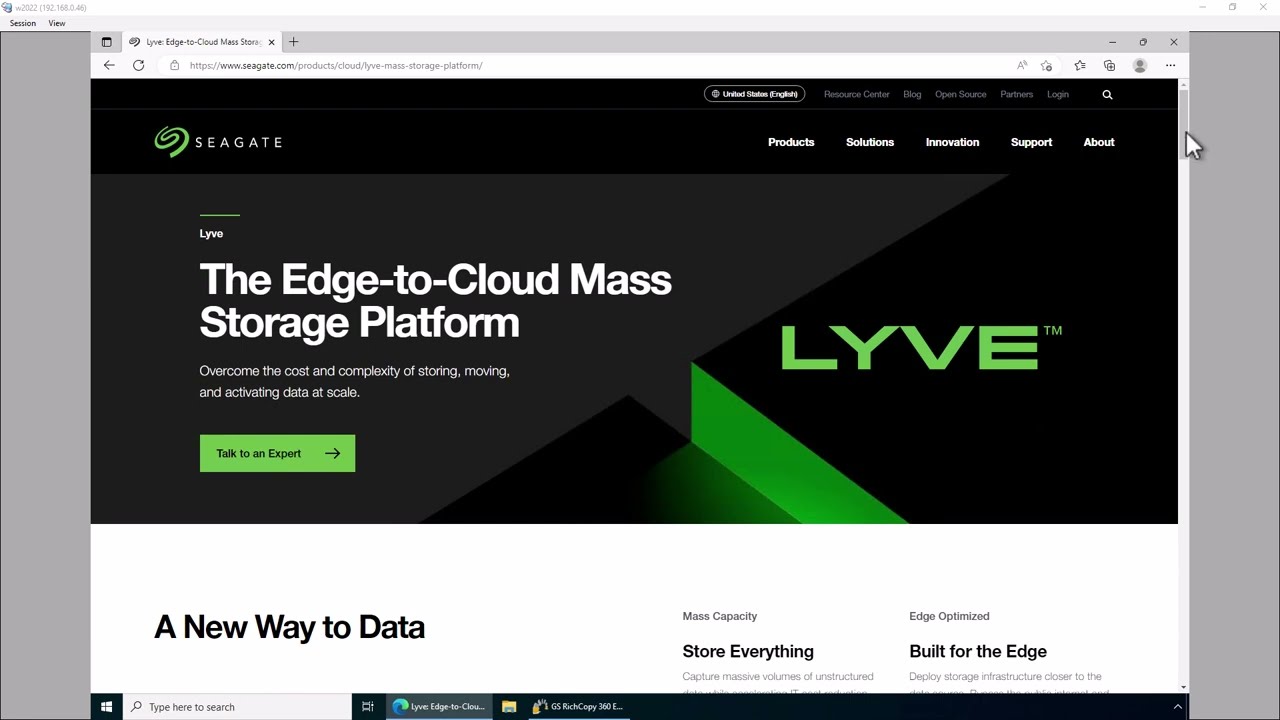 Copy Files to Seagate Lyve Cloud Storage