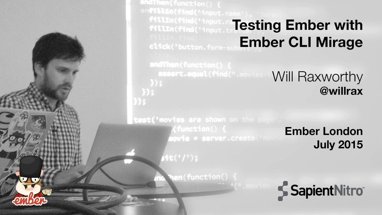 Testing Ember with Ember CLI Mirage  - Will Raxworthy @ Ember London