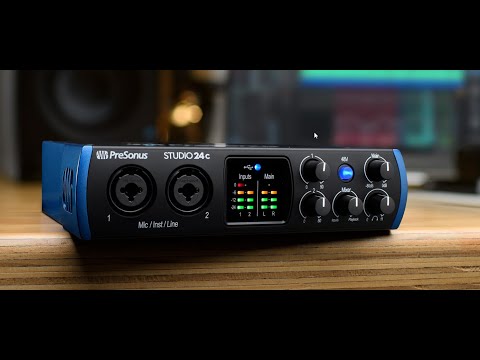 PreSonus Studio 24C 2x2 USB-C Audio / MIDI Interface 2019 - | Reverb