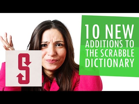 10 New Additions To The Scrabble Dictionary