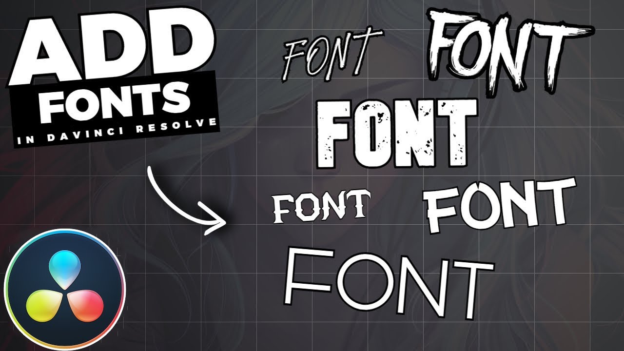 How To ADD FONTS In Davinci Resolve