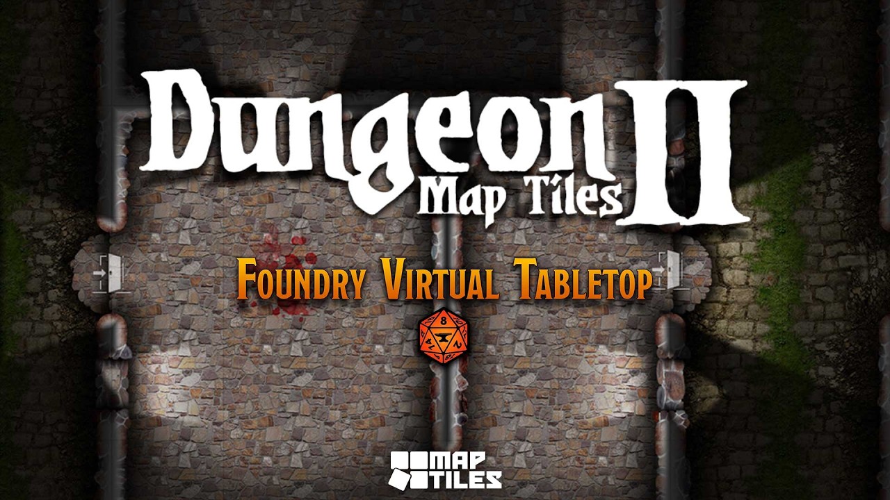 Dungeon Map Tiles II and FoundryVTT