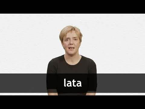 English Translation of “LATA” | Collins Spanish-English Dictionary
