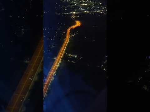 Night View Of Goa|Landing At Goa Airport|Dobolim Airport