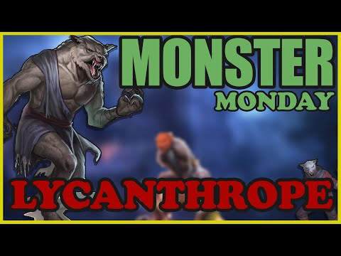 The Moon Cursed Beasts (lycanthropes) - Monster Monday - Dungeons & Dragons (D&D)