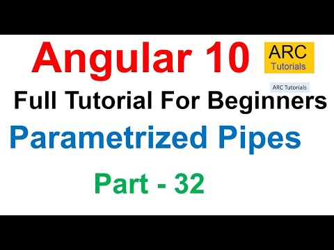 Learn Angular 10 Tutorial 32 Parametrized Pipes in Angular | Angular 10 Tutorial For Beginners ...