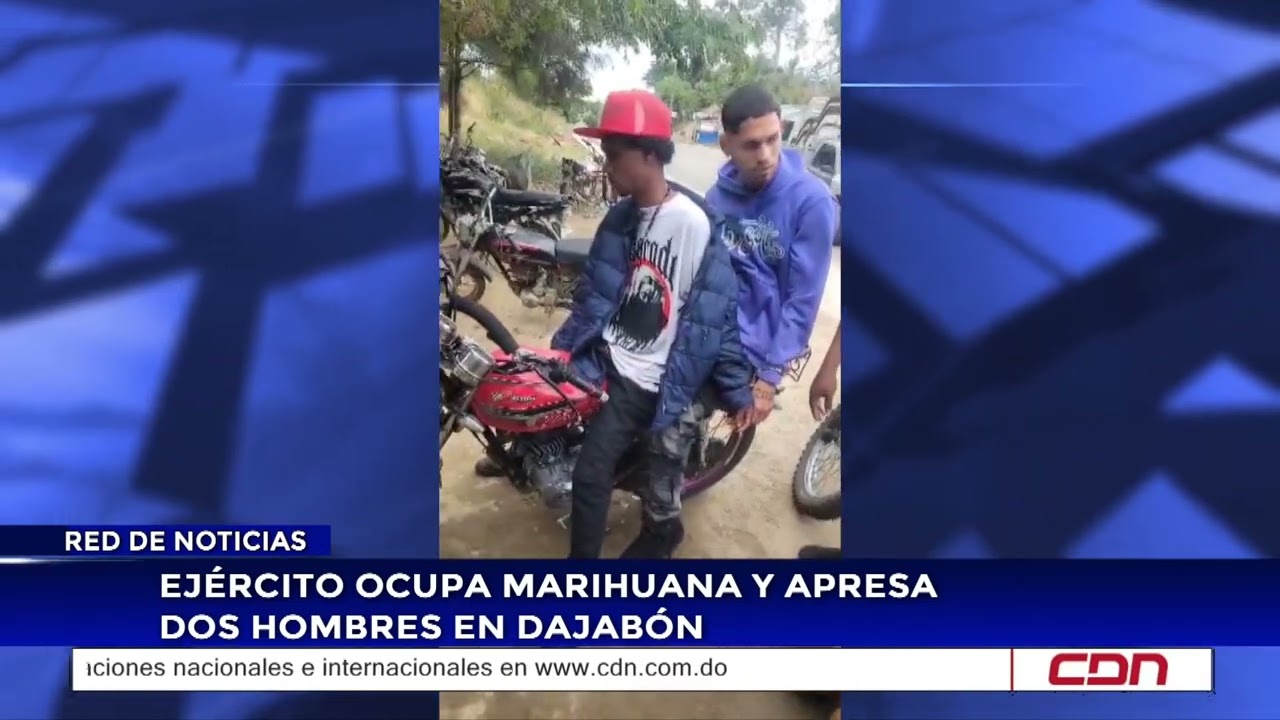 Army seizes marijuana and arrests two men in Dajabón