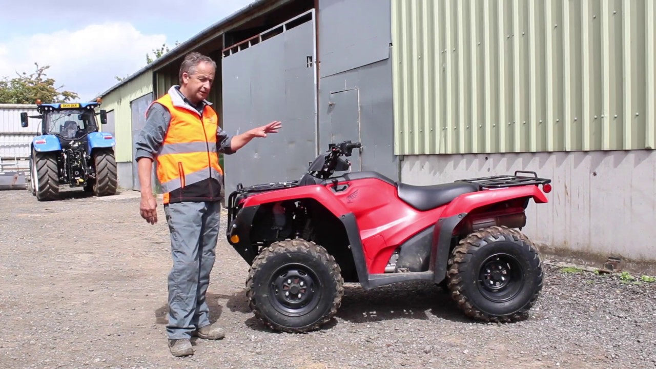 Reaseheath Masterclasses: How to do pre-start checks for a quad bike