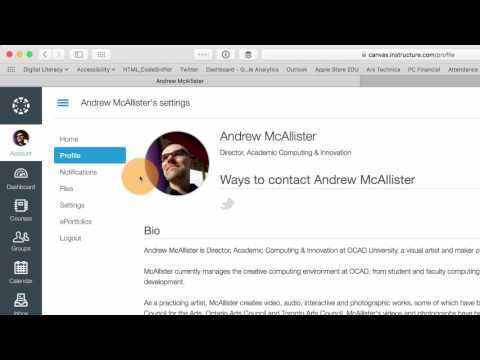 Canvas New UI at OCAD U