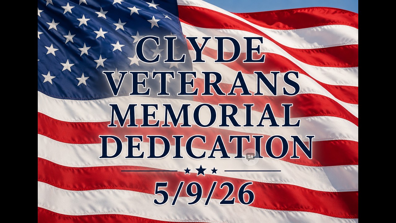 Clyde Veterans Memorial Dedication