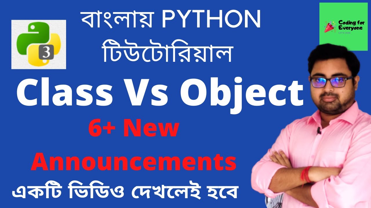 #30 Class and Object in Python | Bangla | Python Tutorial Bangla |