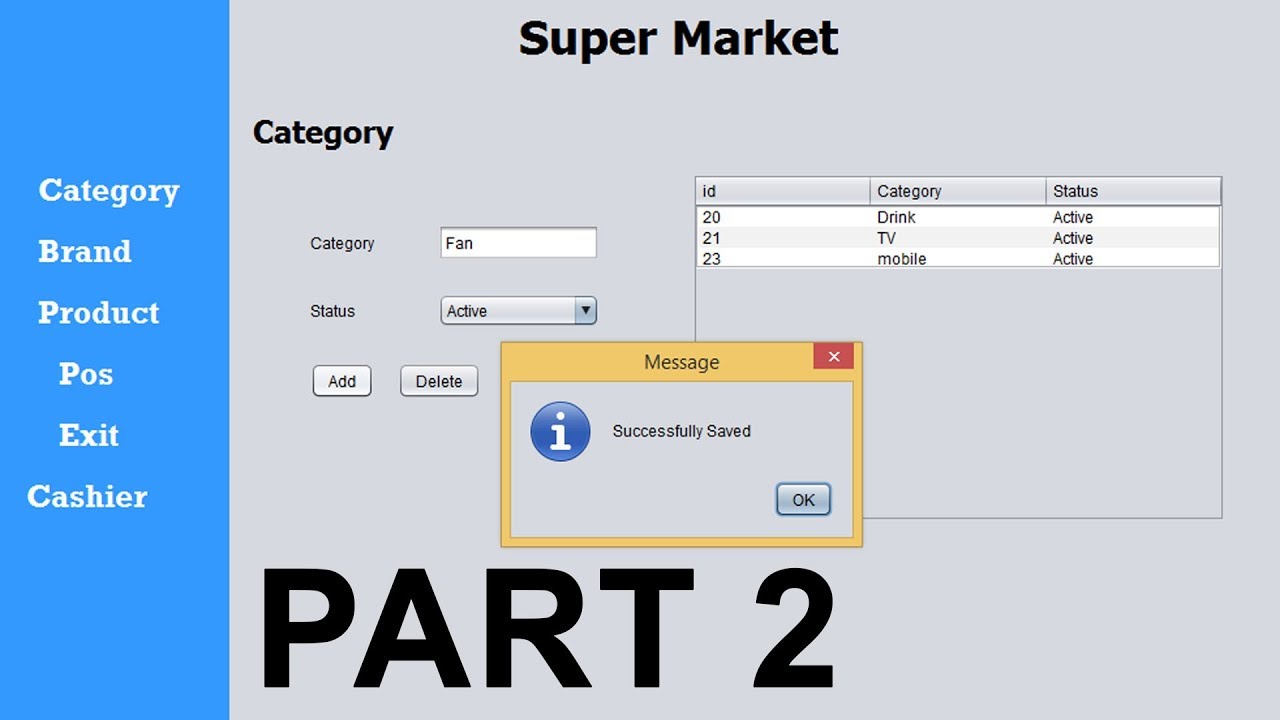 Inventory Management System in Java part 2