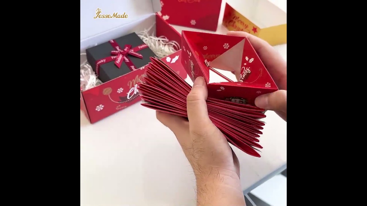 Christmas Surprise Gift Box Bounce Gift Box Pop-Up Box Red3 reviews