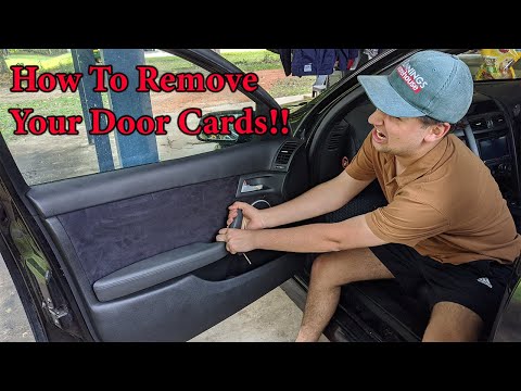 How to Remove a VE Holden Commodore Door Card!!