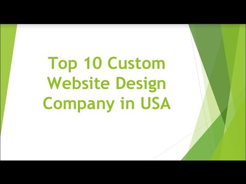 Top 10 Custom Website Design Company in USA