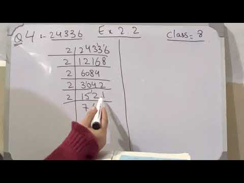 Square root by prime factorisation method | class 8| Question No 4| Balochistan Board| easy method