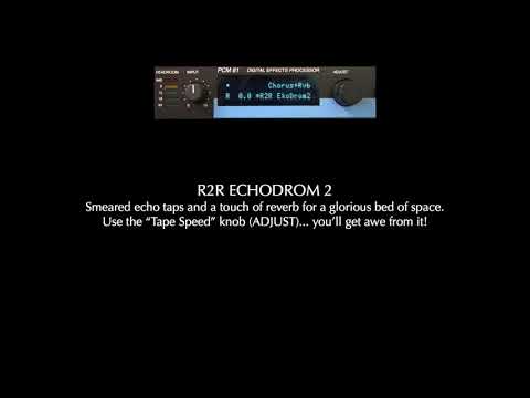 Lexicon PCM80/81 Revelation Collection- R2R TAPE ECHO Presets DEMO#1