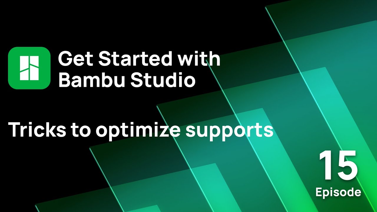 Bambu Studio Guide - Tricks to optimize supports | Advanced